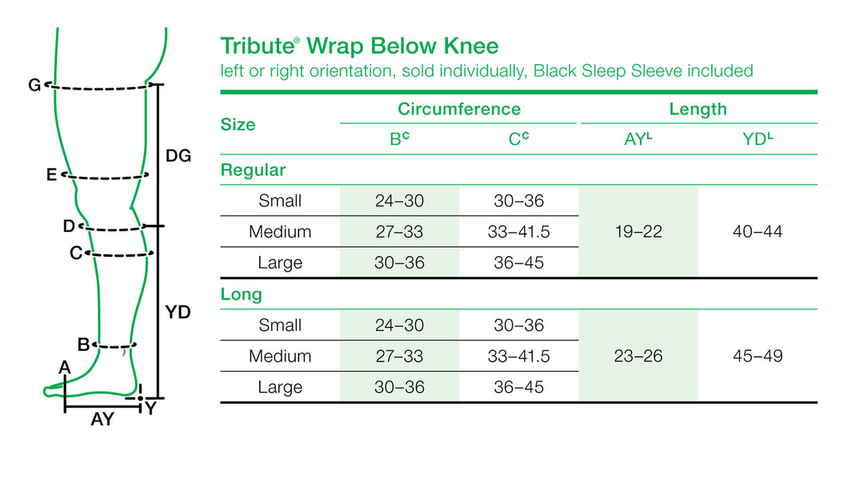 Solaris Tribute Wrap Below Knee - Regular – Compression Health